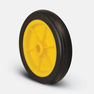 MKR200x40 Kırmızı/Sarı/Siyah Plastik Jantlı Kauçuk Kaplı Çap:200 Burçlu ...